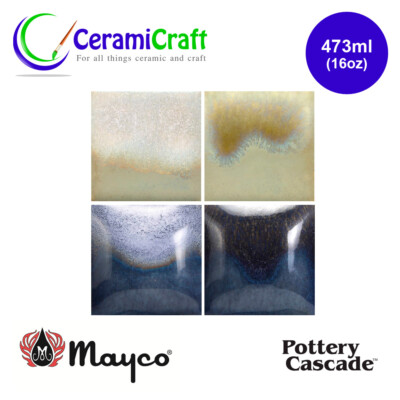 Mayco Pottery Cascade Glaze for Ceramics and Pottery, Cone 06/05, 473ml ...
