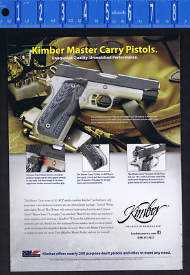 Kimber Master Carry Ultra .45 ACP Pistol - VINTAGE AD | eBay
