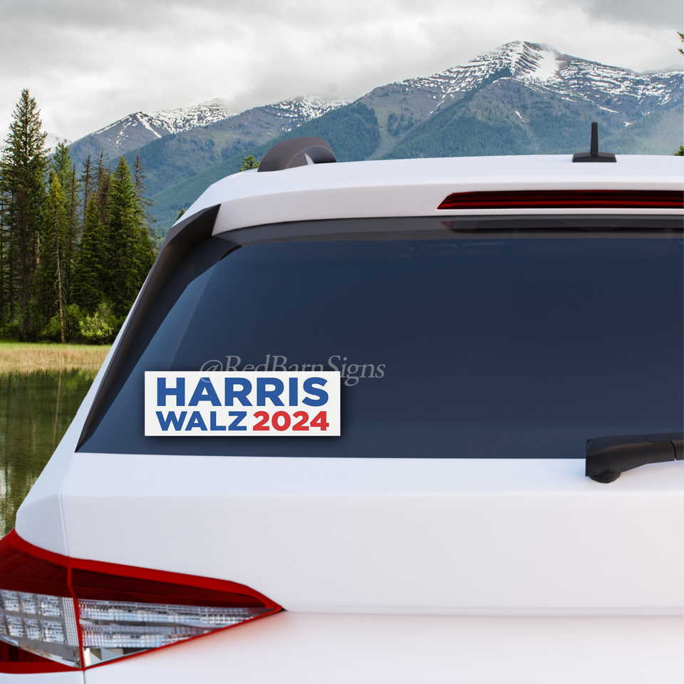 HARRIS WALZ 2024 - BUMPER STICKER | eBay