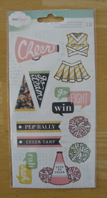 Dear Lizzy Accent Stickers 12 Pieces CHEER NIP | eBay