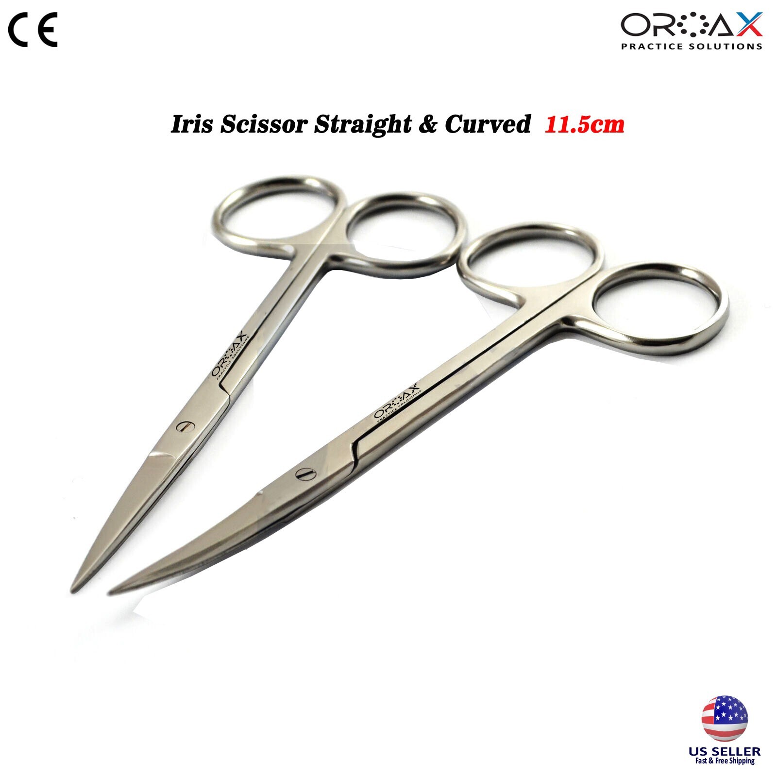 Dental Ophthalmic Suture Dissecting Micro Surgical Iris Scissors Set Of ...