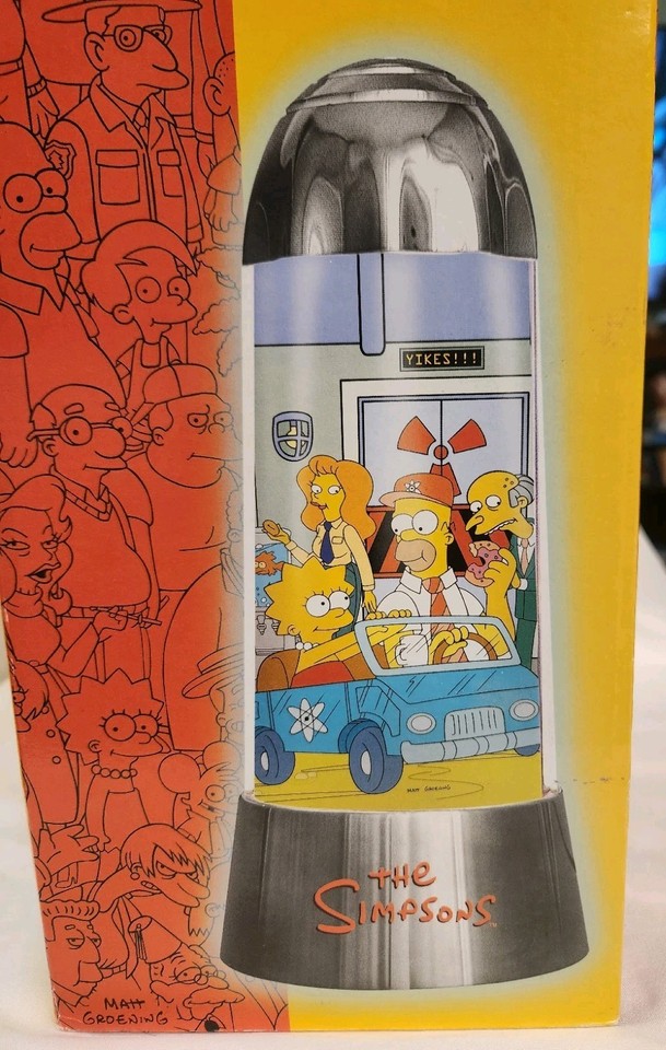 The Simpsons Motion Lamp Glow In The Dark Scenario Vintage Cartoon Gift ...