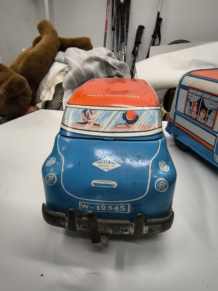 Vintage Wolverine Sedan & Travel Trailer Camper 1950's | eBay