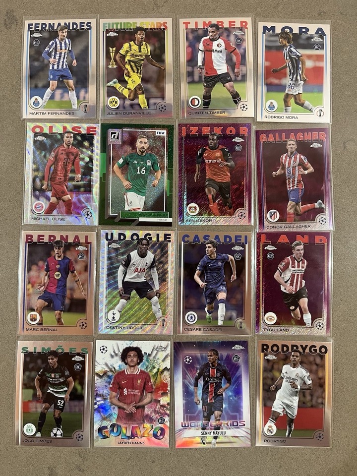 Panino Fifa Select Topps Chrome Lot Soccer Cards Lamine Yamal Saka ...