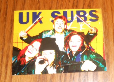 UK Subs Sticker 4x3 RARE | eBay