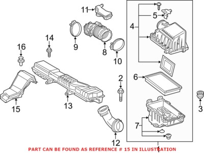 2019-2021 Toyota Corolla Engine Air Intake Hose | 177530T030 | Genuine OEM