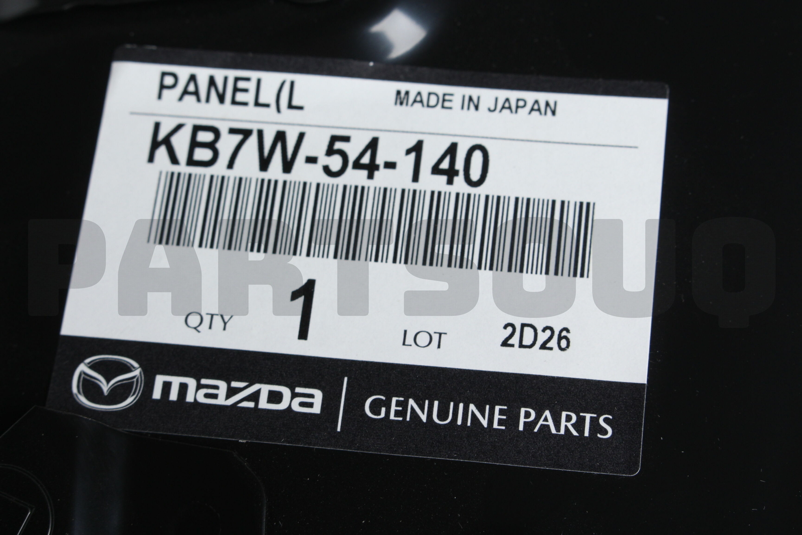 KB7W54140 Genuine Mazda PANEL(L),SHROUD-SIDE KB7W-54-140 | eBay