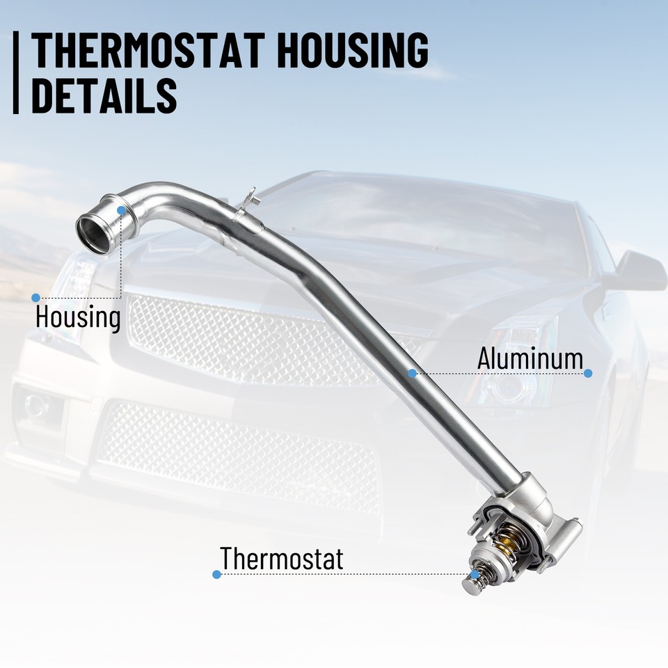 New Thermostat Housing Assembly for 2017-2023 Cadillac XT5 XT6 12670557 ...