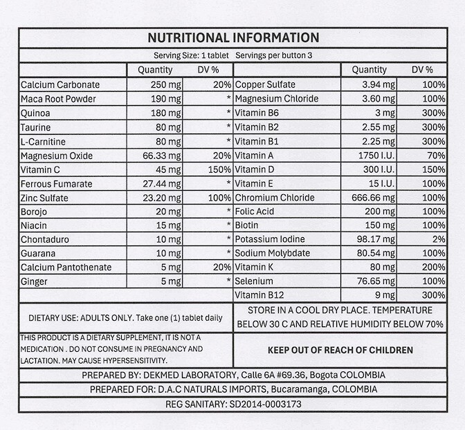 Megavit Advanced x 30 Tablets Extra Sex Powers Booster Supplement | eBay