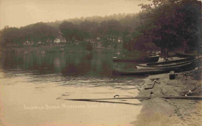 A View Of Idlewild Beach, Newfound Lake, New Hampshire NH RPPC | eBay