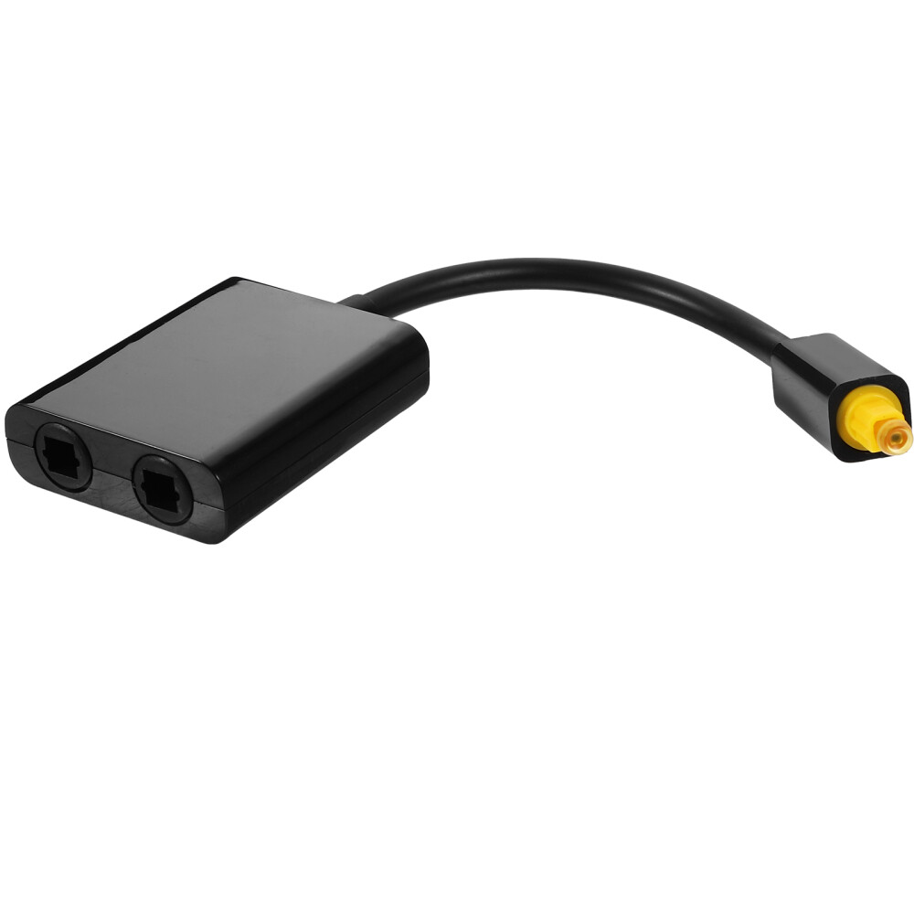 Optical Audio Splitter 1 2 Out Digital Optical Cable Adapter | eBay