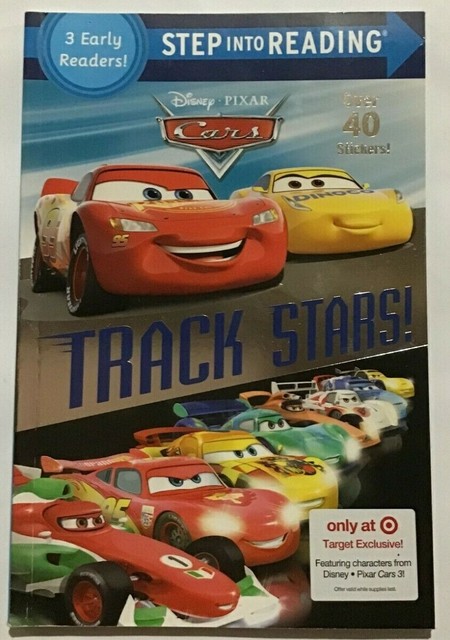 Disney Pixar Cars Step Into Reading Books Track Stars 3 Early Readers ...