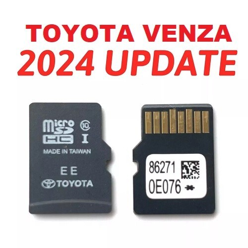 GPS MAP UPDATE 2024 TOYOTA VENZA NAVIGATION MICRO SD CARD OEM 86271 ...