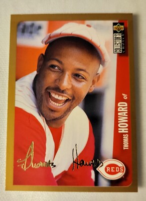 1996 Upper Deck Choice Thomas Howard GOLD SIGNATURE Baseball Card | eBay