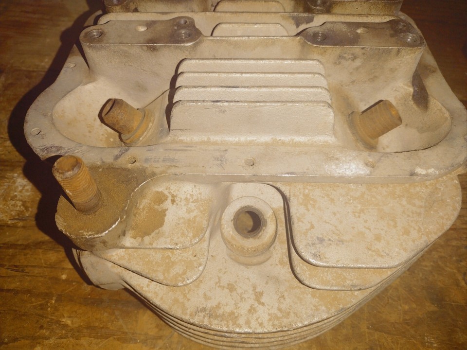 Harley Panhead Rear Head Engine Motor Case 58-62 Oem Vintage Duo glide ...