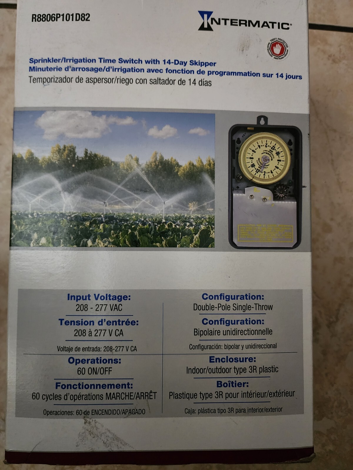 Intermatic R8800 Series 3 HP 220-Volt Indoor/Outdoor Irrigation ...