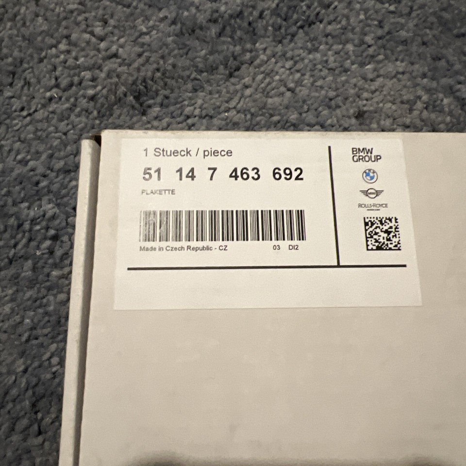 BRAND NEW BMW GENUINE EMBLEM 82MM BADGE LOGO 51147463692 | eBay UK