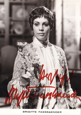 AUTOGRAPHED PHOTO OF OPERA SINGER Brigitte Fassbaender mezzo ...