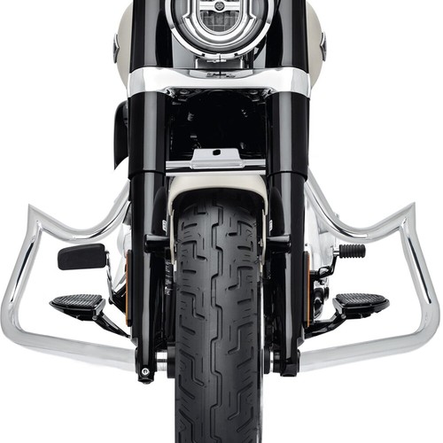 Engine Guard Crash Bar Steel Highway Fit For Harley Softail FL Fatboy ...
