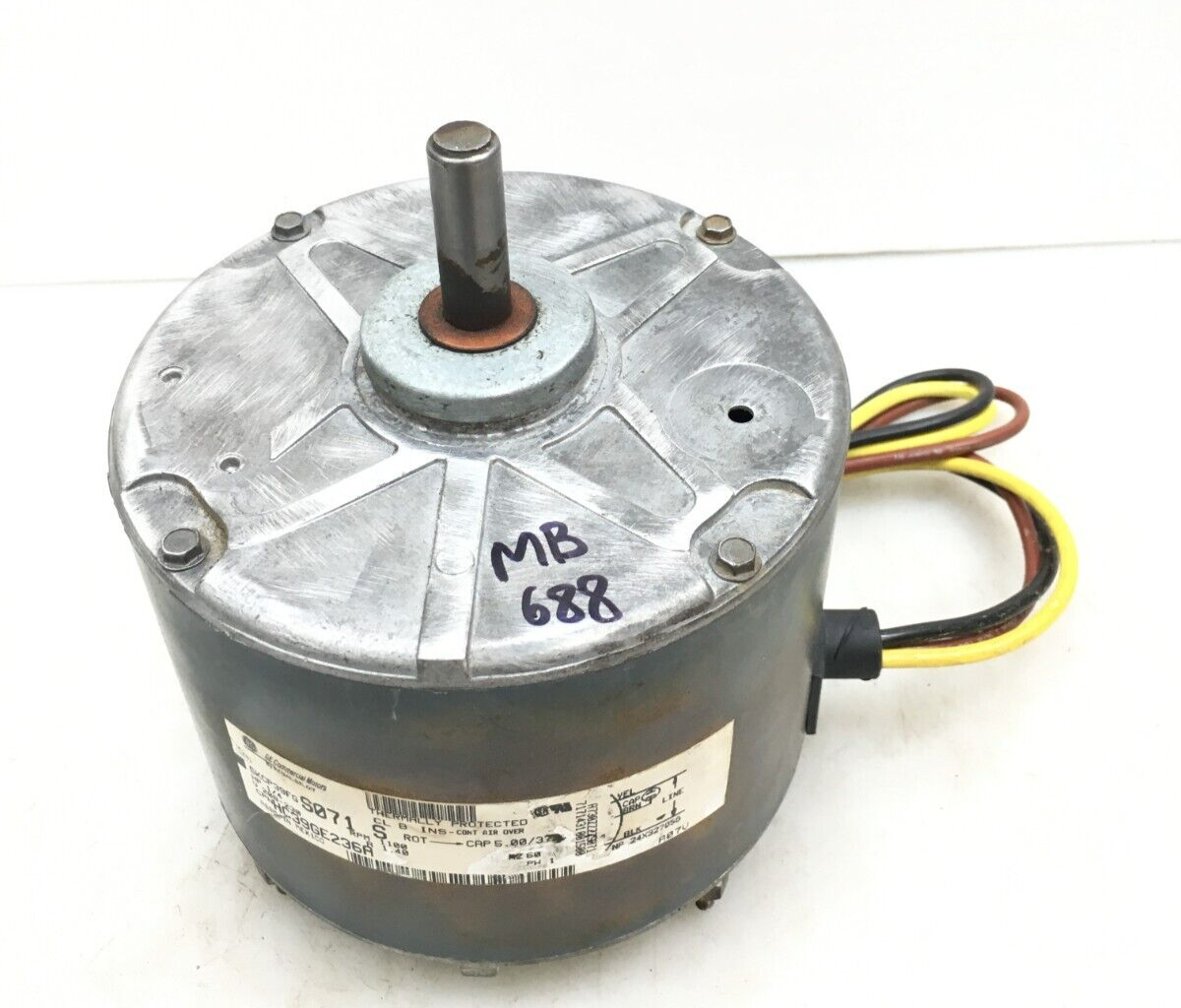 GE 5KCP39FGS071S Condenser FAN MOTOR 1/4 HP 230V HC39GE236A 1100RPM ...