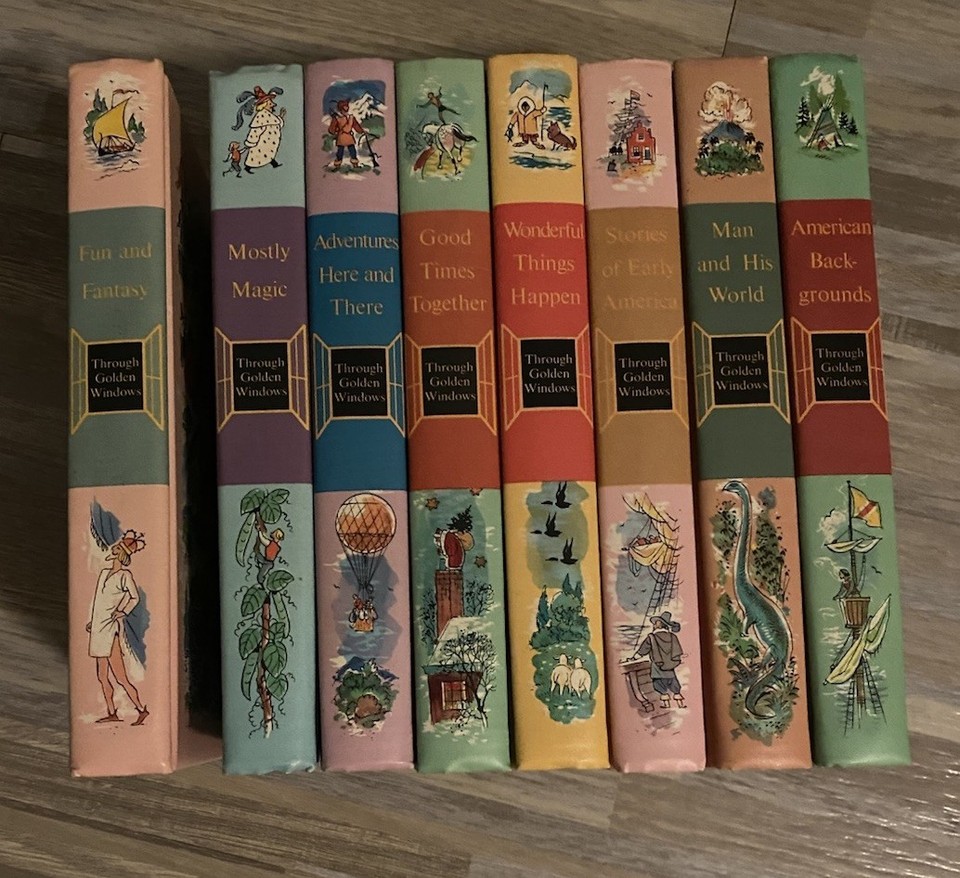 Through Golden Windows Books 1958 Grolier Hardcover 8 Out Of 10 | eBay