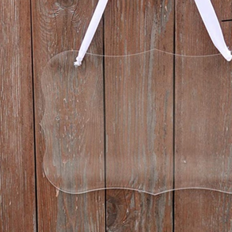 Unfinished Hanging Acrylic Sign Plaque Blank Slices Banners for ...