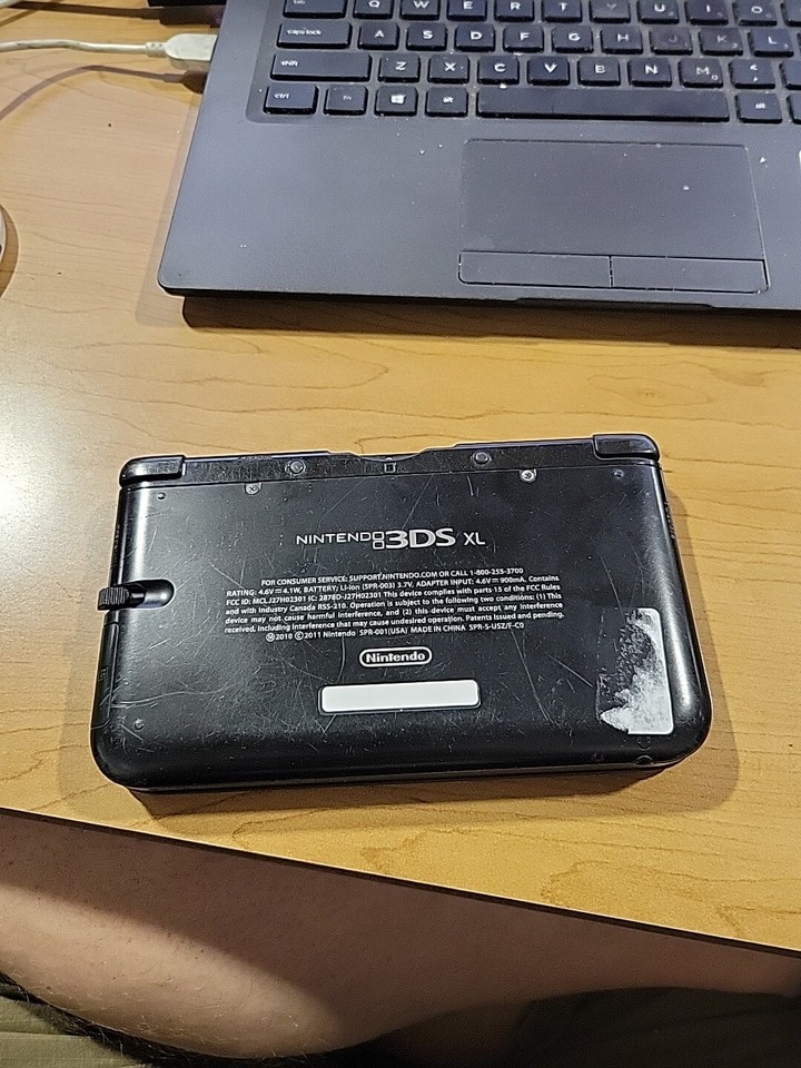 Nintendo 3DS XL Handheld Console - Black Tested And Working. Good ...