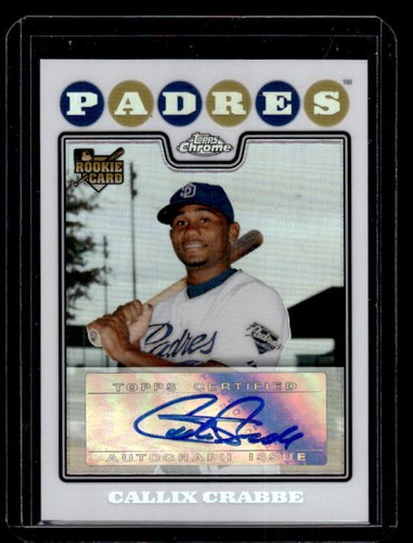 2008 Topps Chrome #234 Callix Crabbe Rooke Autograph Refractor | eBay