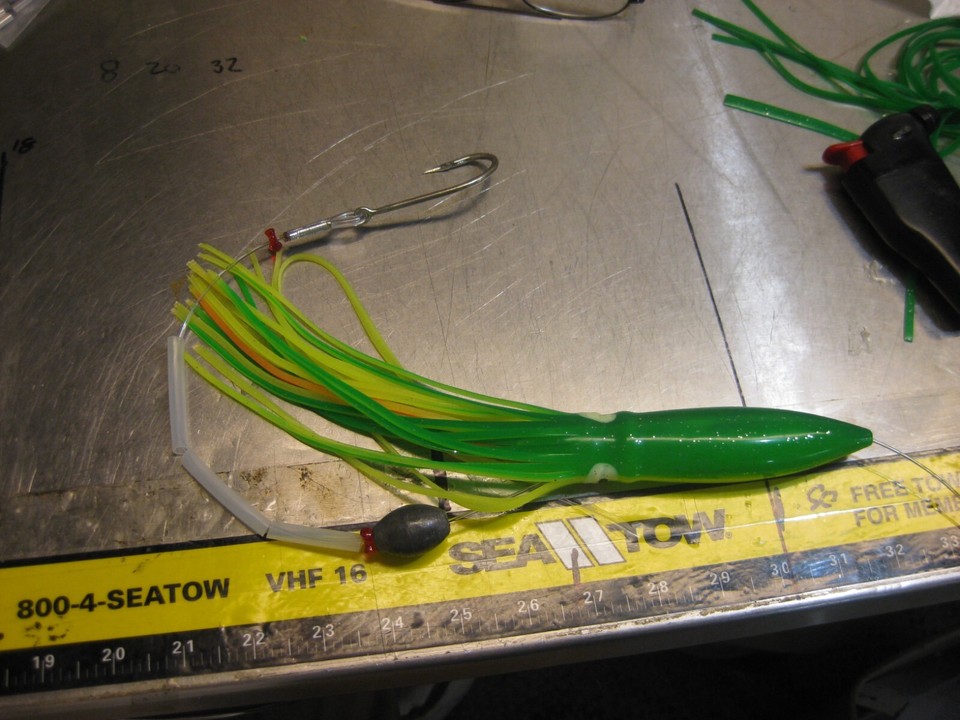 1 Spread Master Tracker Style Tuna Spreader Bar Squid Trolling Teaser ...