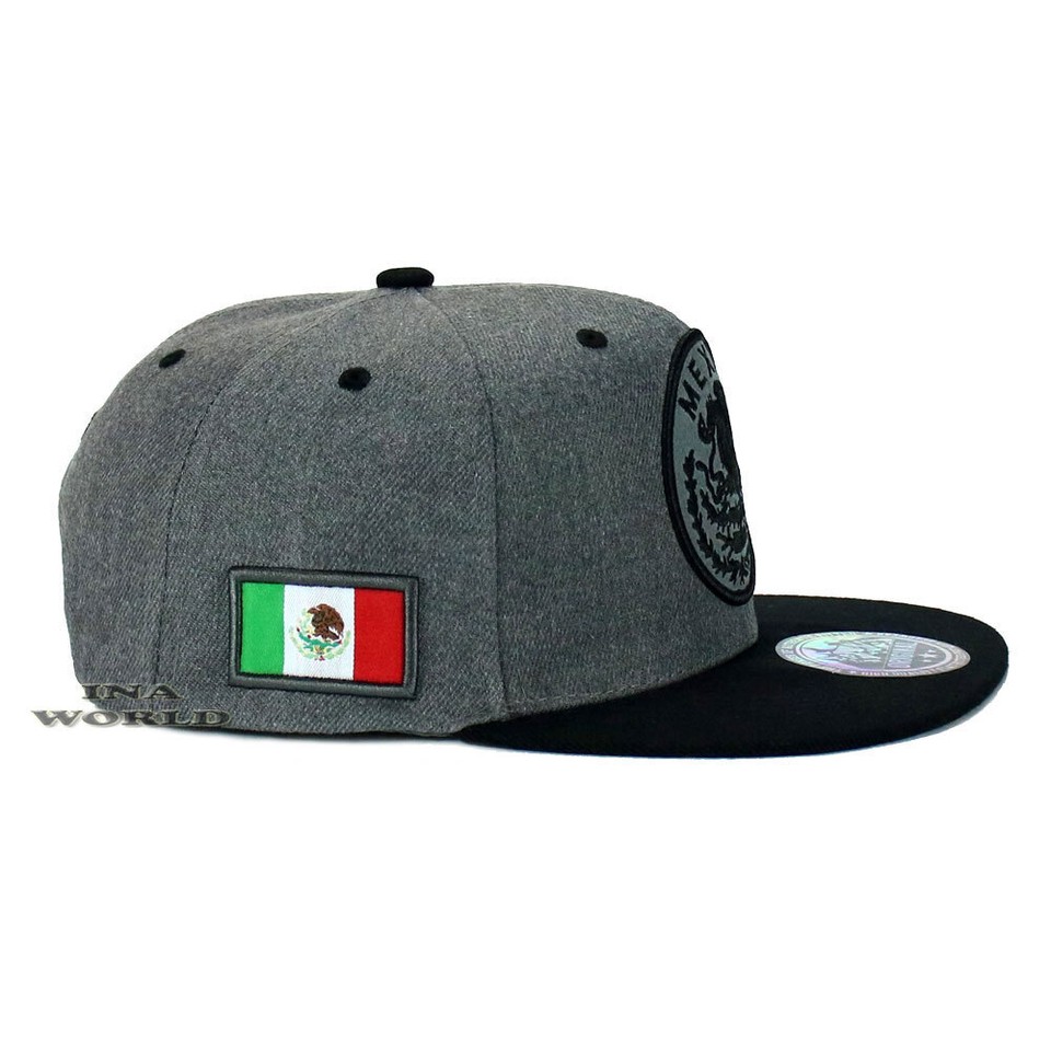 MEXICAN Hat MEXICO Federal Logo State Embroidery Snapback Flat Bill ...