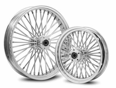 FLDE DNA CHROME DNA MAMMOTH 52 SPOKE WHEELS 21x3.5/16x3.5 HARLEY ...