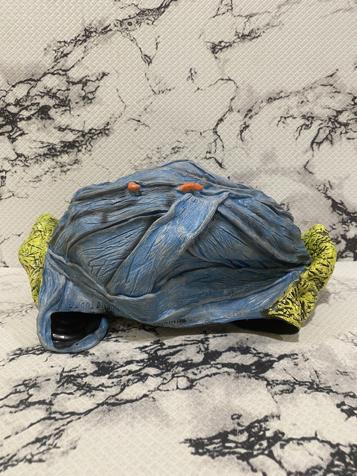 Half Goblin Zombie Face Rubber Halloween Mask Head La… - Gem