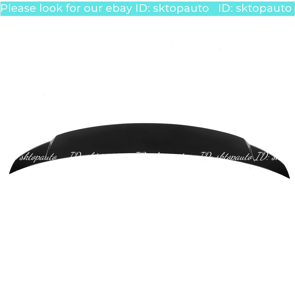 For 2016-2019 Jaguar XE Glossy Black Rear Trunk Lid Spoiler Wing Body ...