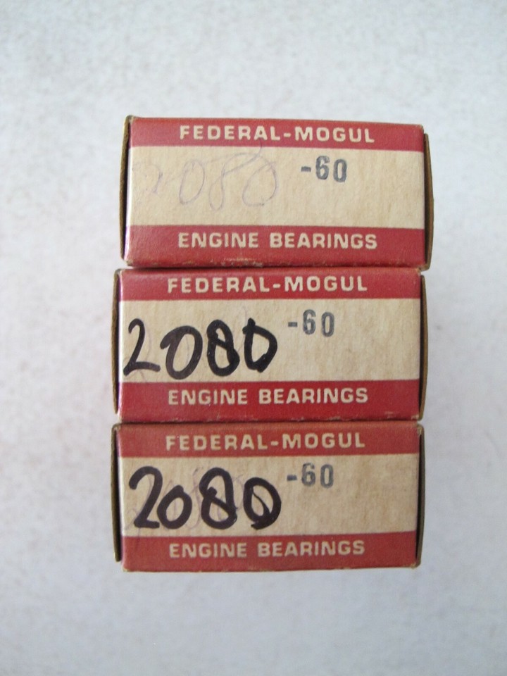 Engine Connecting Rod Bearing Federal Mogul 2080 60 SET OF 3 | eBay