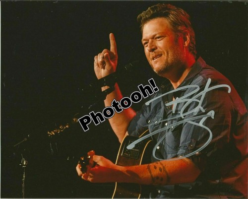 Blake Shelton 8x10 Autograph REPRINT #6754 | eBay