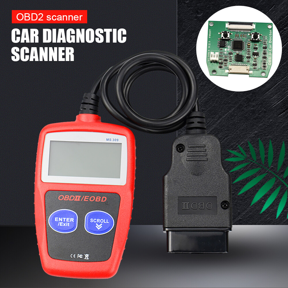 MS309 Automotive OBD2 Scanner Car Check Engine Fault Code Reader ...