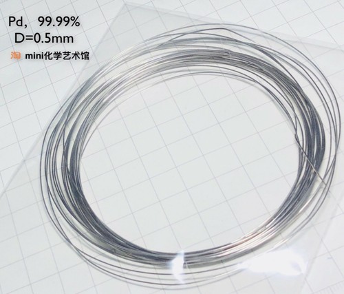 1 Piece Pure 99.99% Purity Palladium Pd Wire Sample Diameter 0.5mm ...
