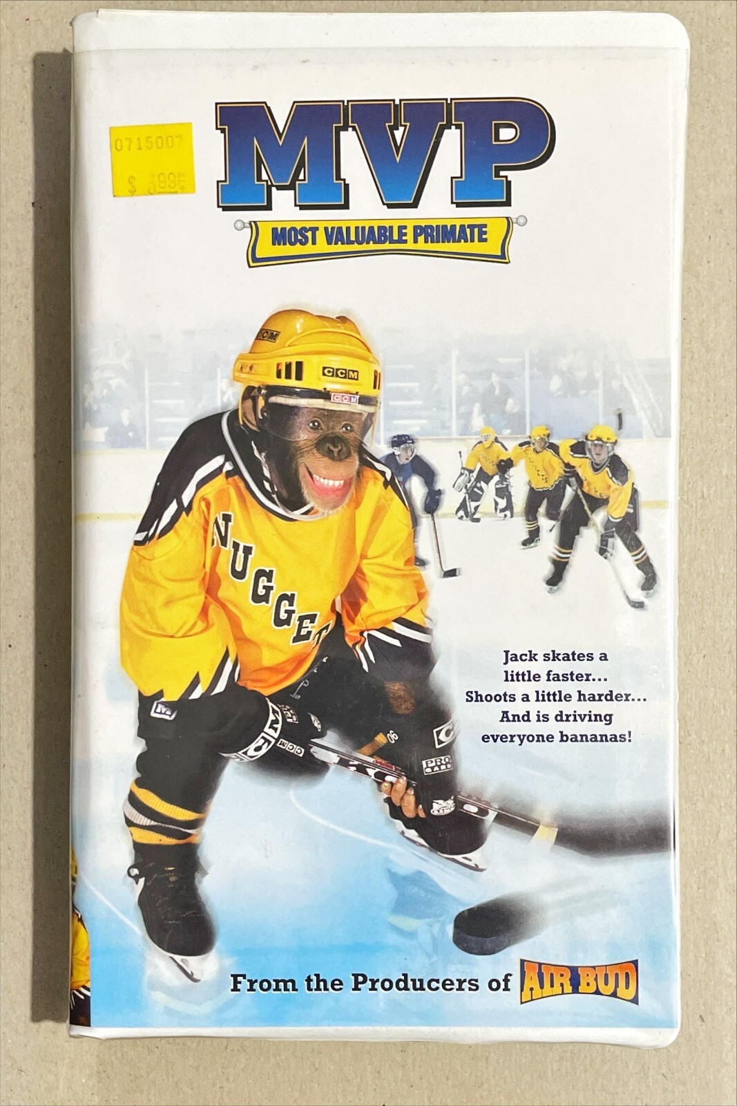 MVP Most Valueable Primate ( VHS Clamshell ) Robert Vince Film ...