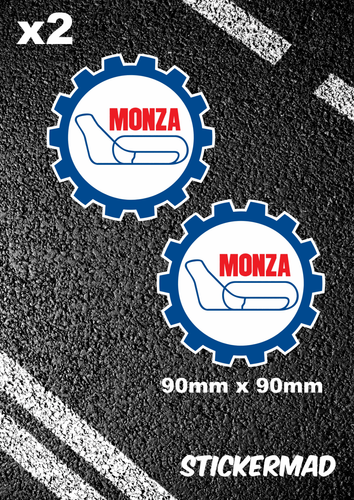 MONZA Circuit Stickers F1 McLAREN Honda SENNA PROST MOTO GP Italian ...