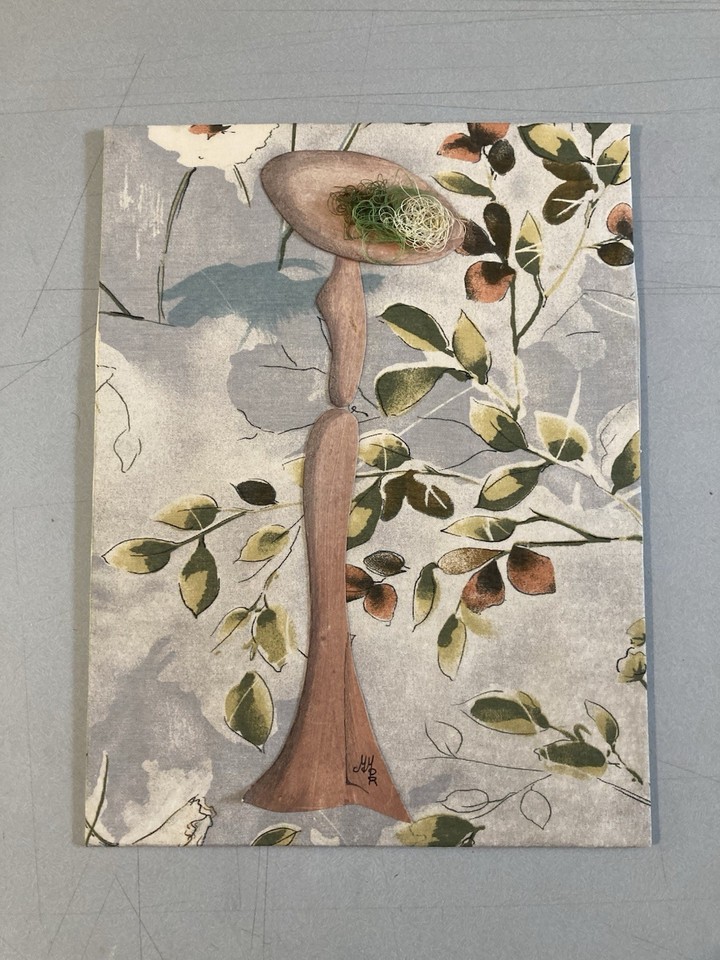 Beautiful Collage 1980 Surrealist Art Surrealism Thread Fabric Paper To ...