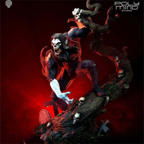 Morbius With Two Heads 3D Printing Figure Unpainted Model Sculpture GK ...