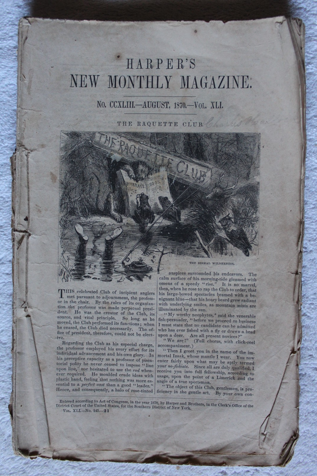 HARPERS NEW MONTHLY MAGAZINE - 1870 (6 Vol.) May-Aug. & Jan.-Feb. | eBay
