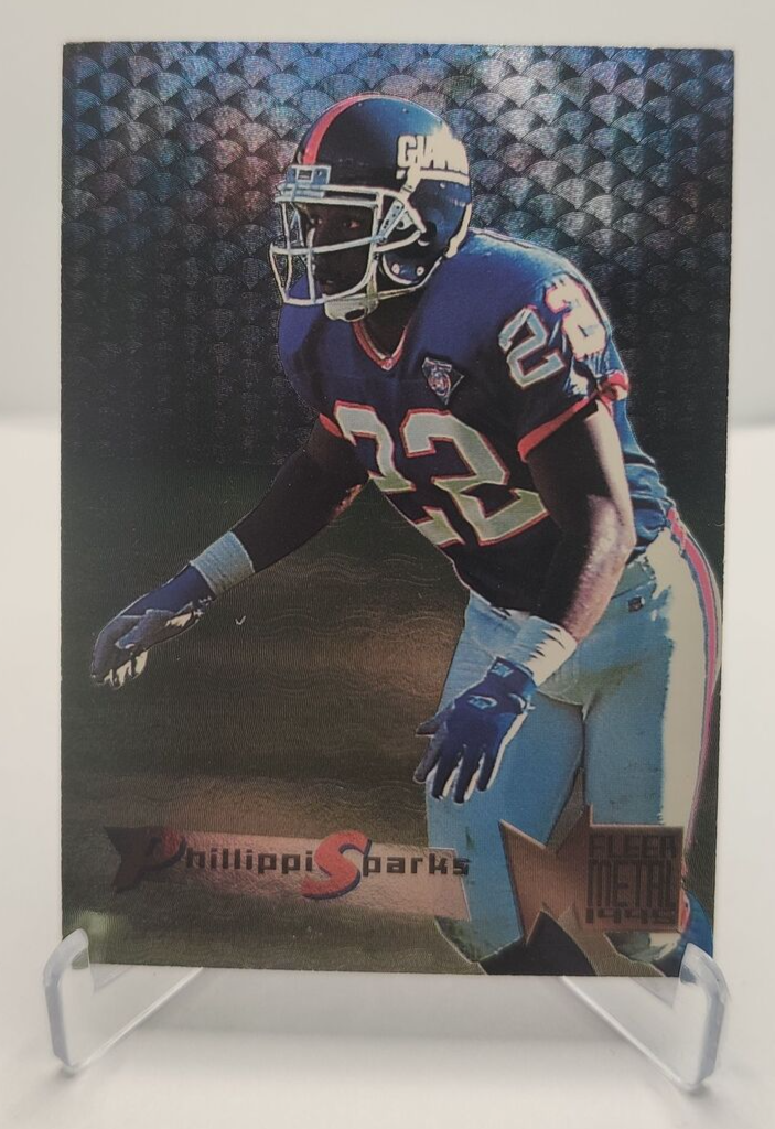 1995 Fleer Metal Phillippi Sparks #128 New York Giants football card | eBay