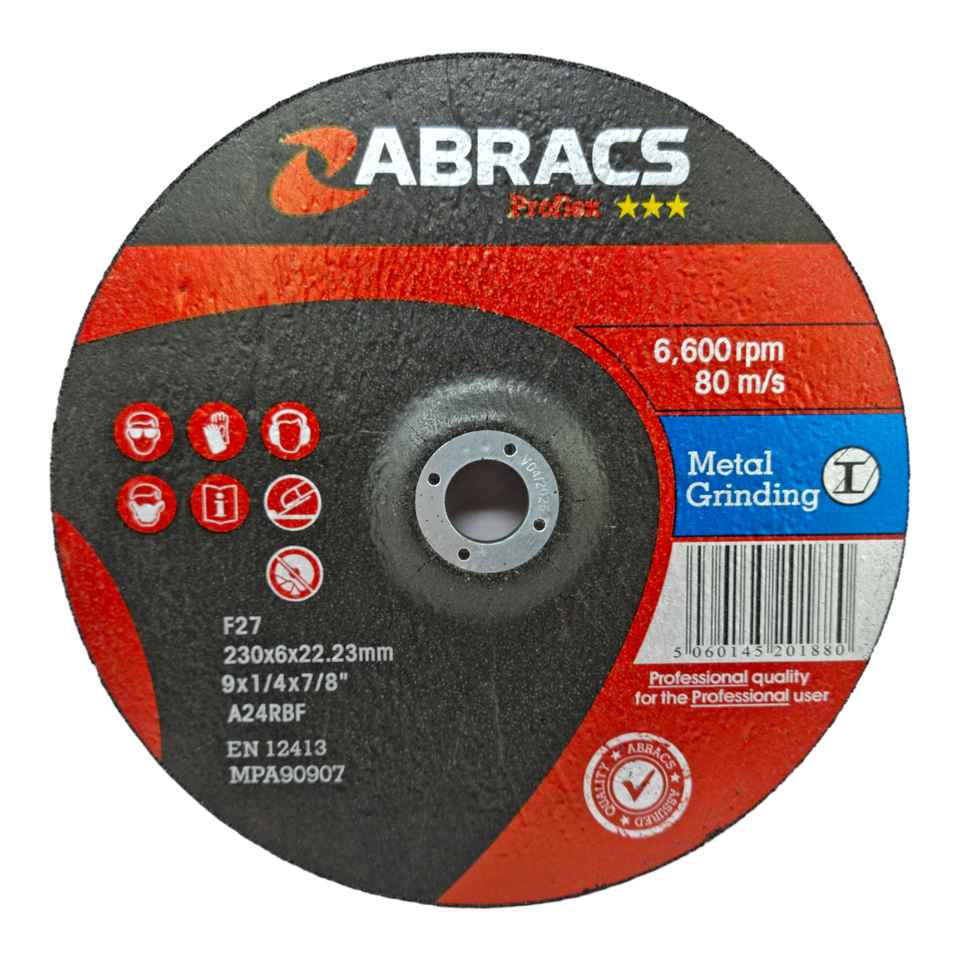 Metal Grinding Discs - Angle Grinder Disc 100m 115mm 125mm 180mm 230mm ...