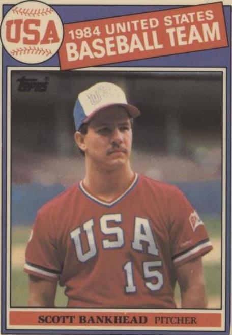 1985 Topps - 1984 United States Baseball Team Scott Bankhead #393 ...