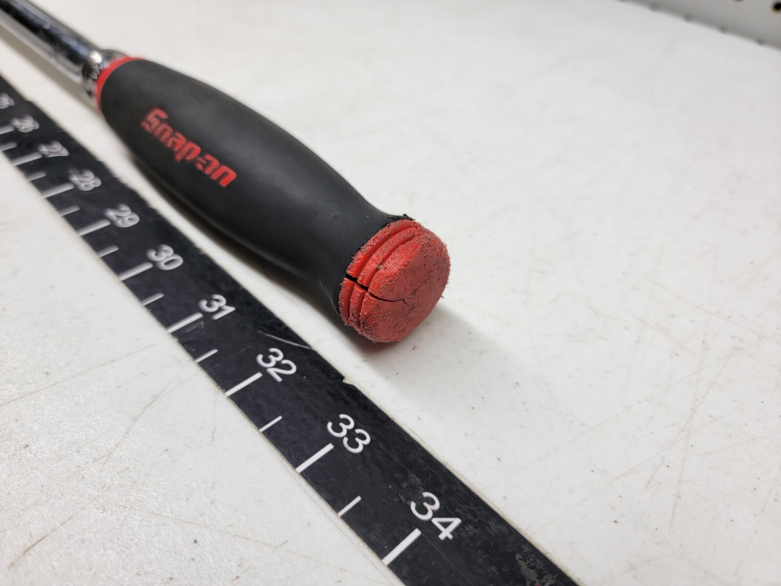 Snap On SHLF80A 3/8" Dr. 80-Tooth Soft Grip Long Flex-Head Ratchet b-x ...