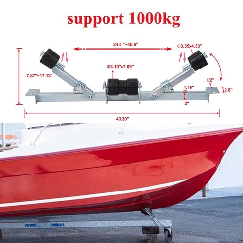 Boat Trailer Rollers Bottom Support Load Capacity of the Trailer ...