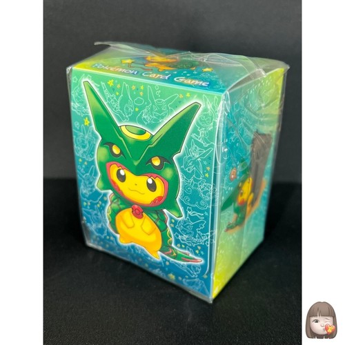Rayquaza Poncho Wearing Pikachu Deck Box Japanese Pokemon Center ...