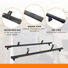 72" Adjustable Pickup Truck Topper Ladder Roof Rack Camper Shell for ...