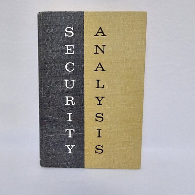 Security Analysis: Principles & Technique, 4th Edition by Graham, Dodd ...